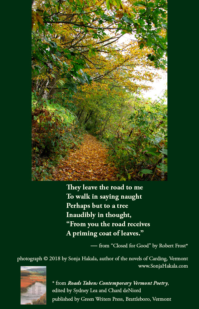 Monday Morning Poetry from Vermont | Sonja Hakala
