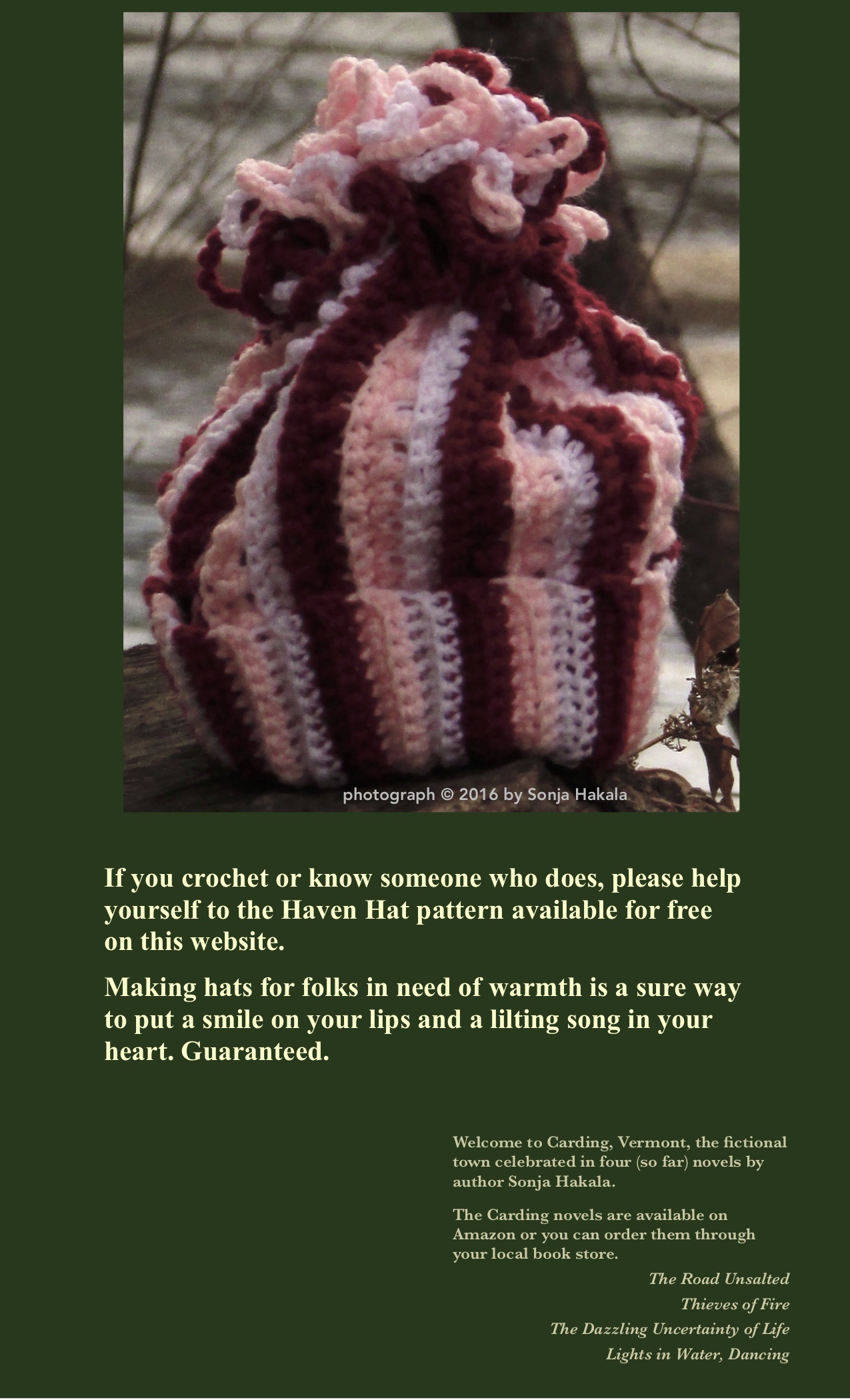 Haven Hats: A Free Crochet Pattern | Sonja Hakala